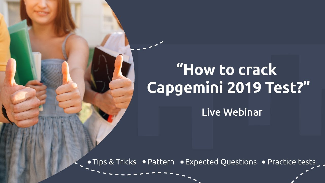 How To Crack Capgemini 2019 Test Youtube