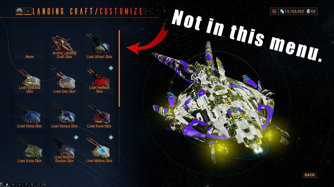 Warframe: Every skin applied to every landing craft (plus glitches ...
