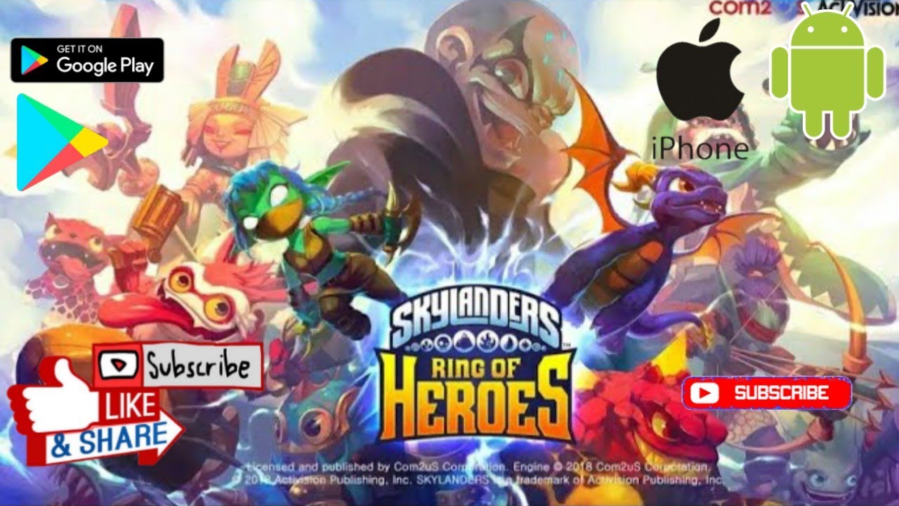 skylanders ring of heroes: best heroes trailer, Gameplay 2020 - YouTube