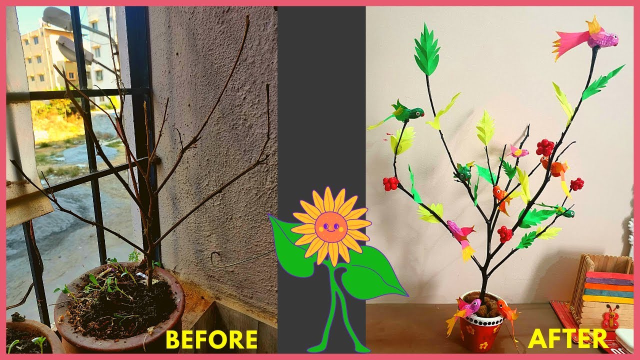 Peanut shell bird craft | Best out of waste peanut shell craft | Bird ...