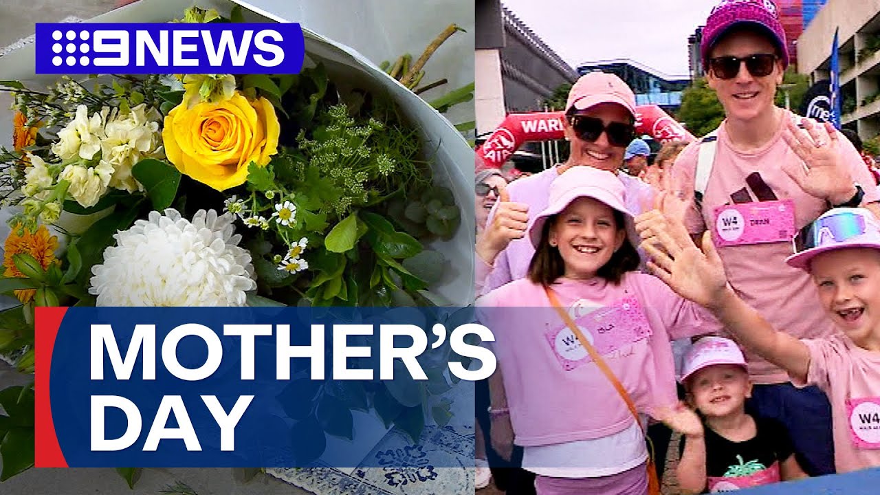 Aussies across the country celebrate Mother's Day | 9 News Australia ...