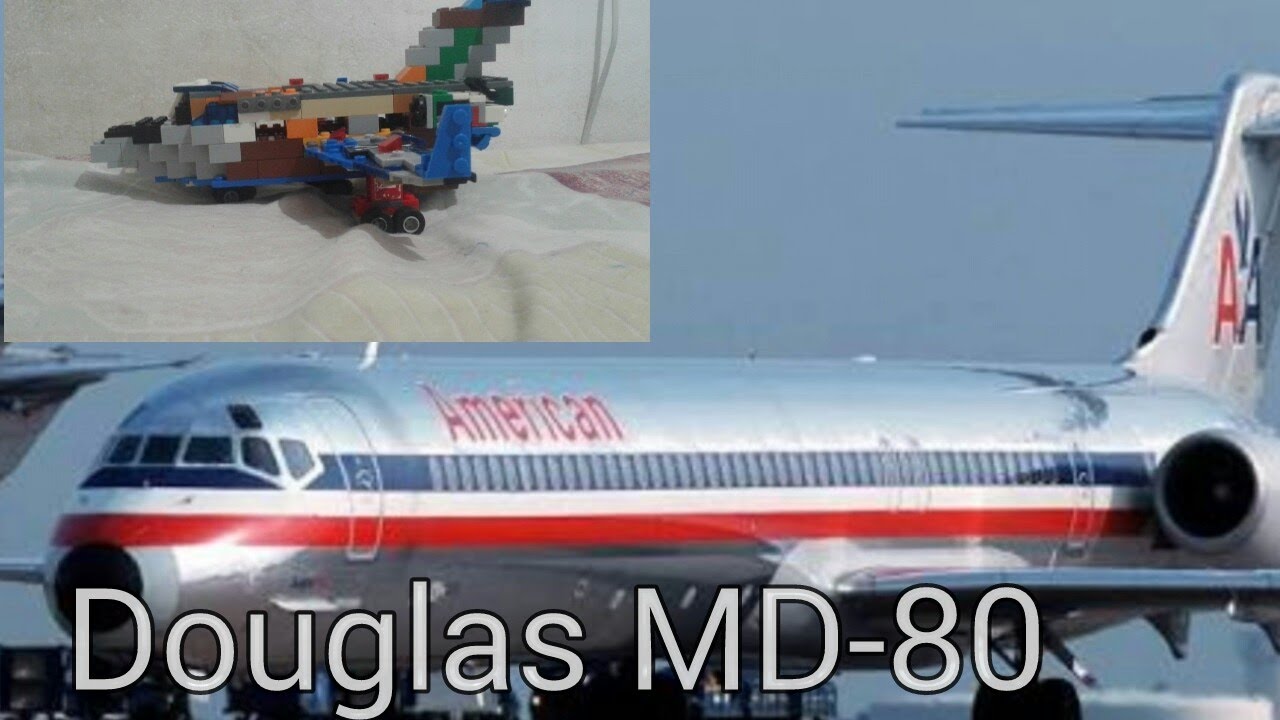 Meus legos #ep80 (Douglas MD-80) - YouTube