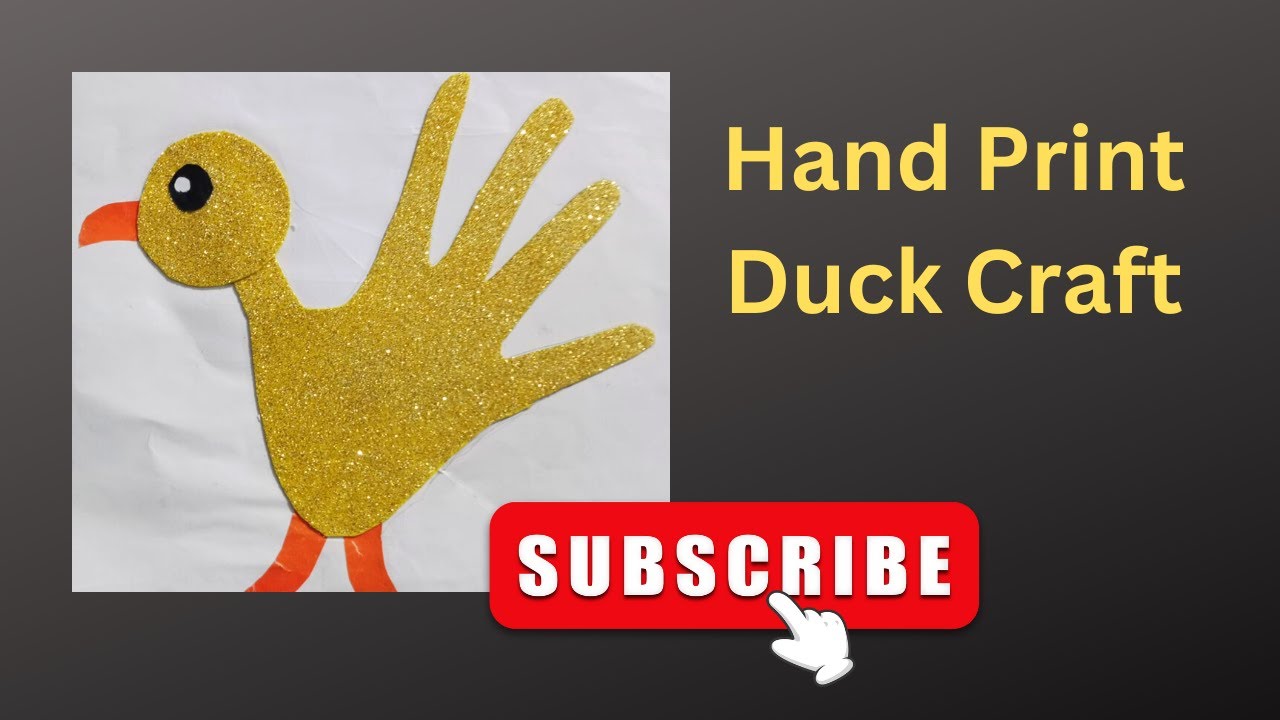 Handprint Duck Craft Handprint Alphabet D Is For Dinosaur Red Ted