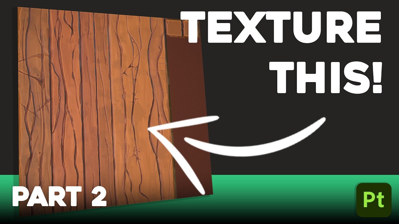 HOW TO - Texture Stylized Wood Trimsheet In Substance Painter - Part 2 ...