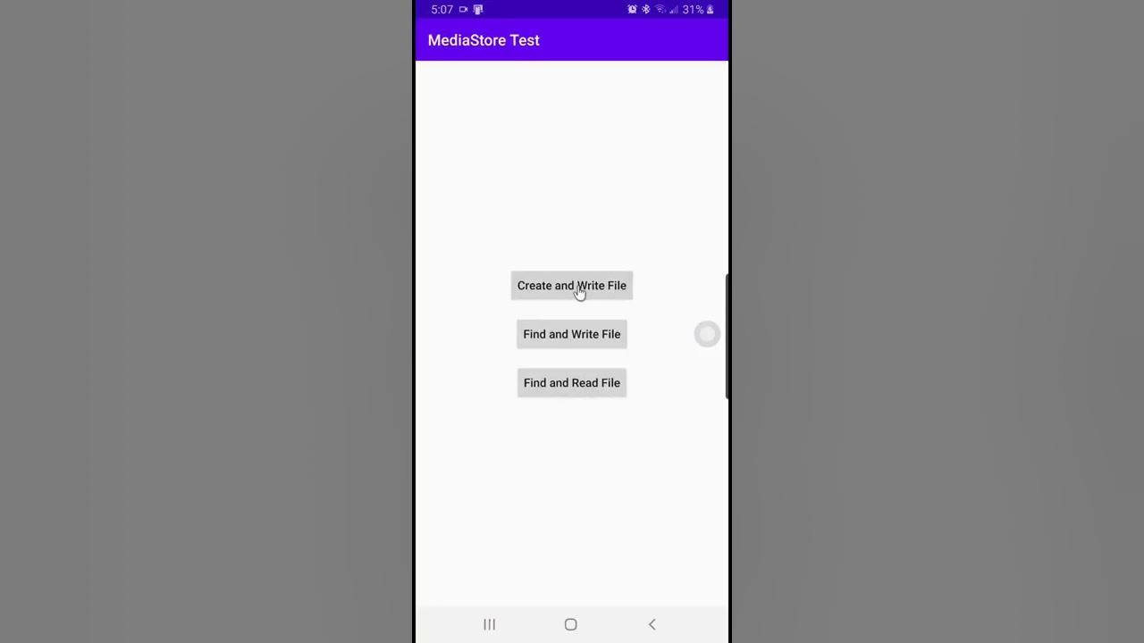 Android Save Write Read Text File with MediaStore (demo) - YouTube
