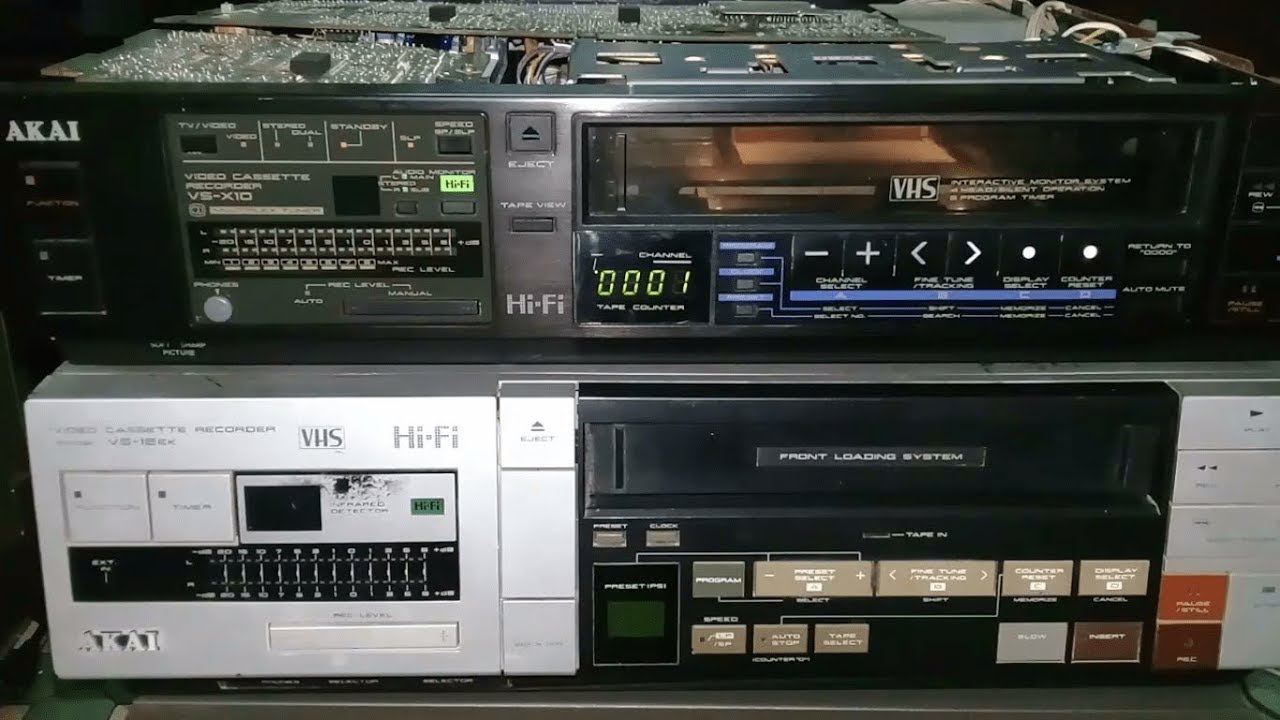 AKAI VS-X10 Vintage Hi-Fi VHS VCR - YouTube