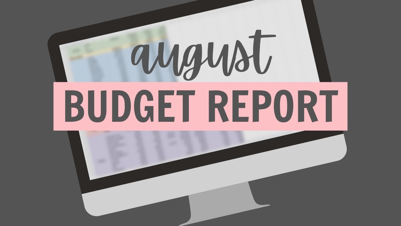 August Budget Wrap Up // August Budget Report - YouTube