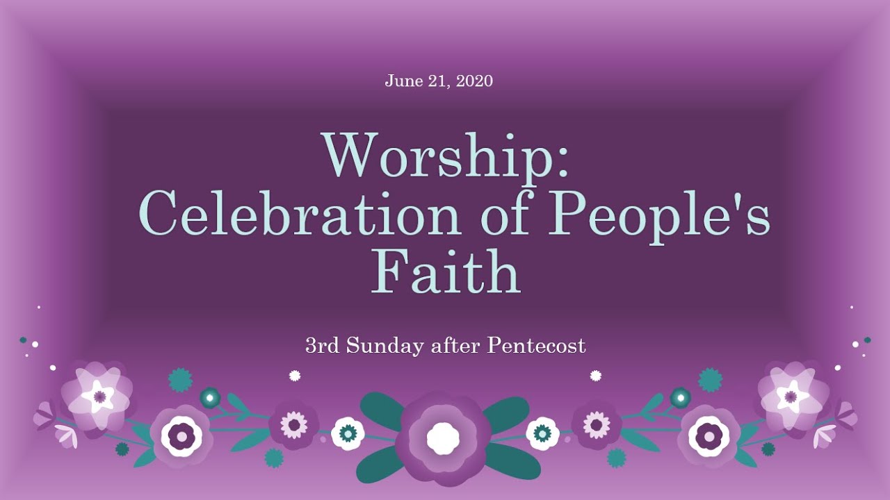 Worship: Celebration of People's Faith - YouTube