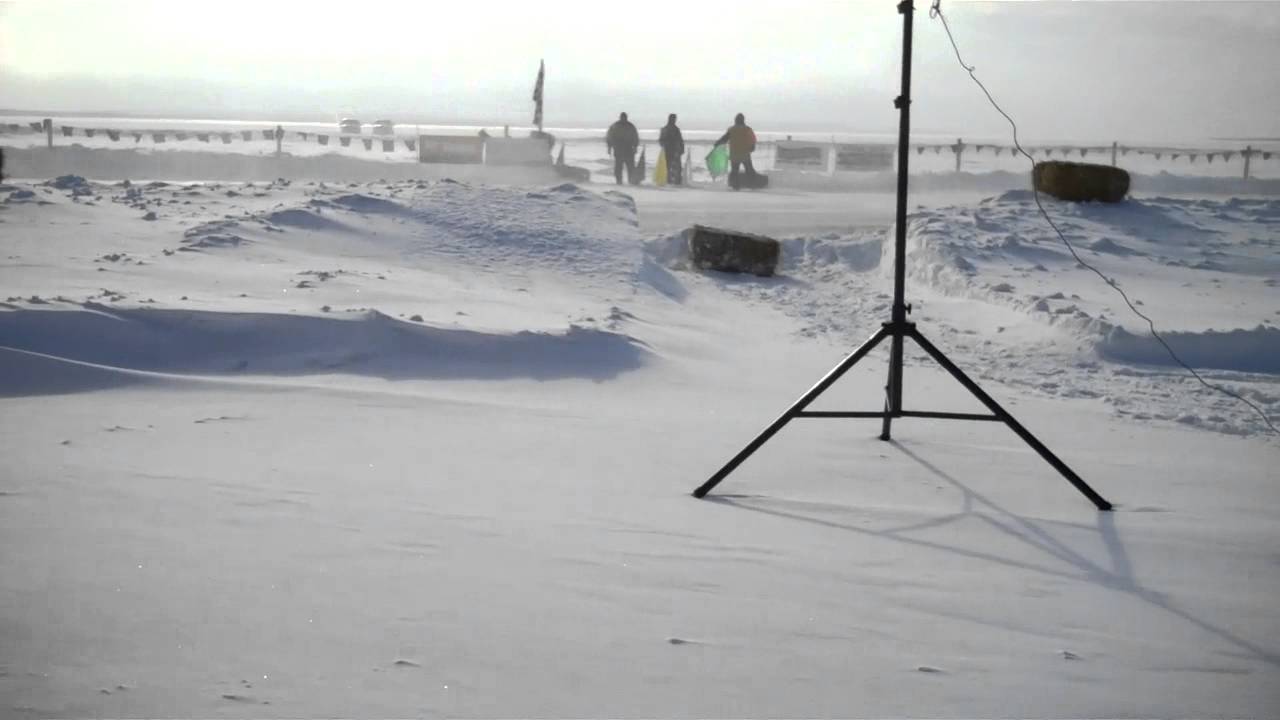 Devils Lake,N.D.snowmobile races - YouTube