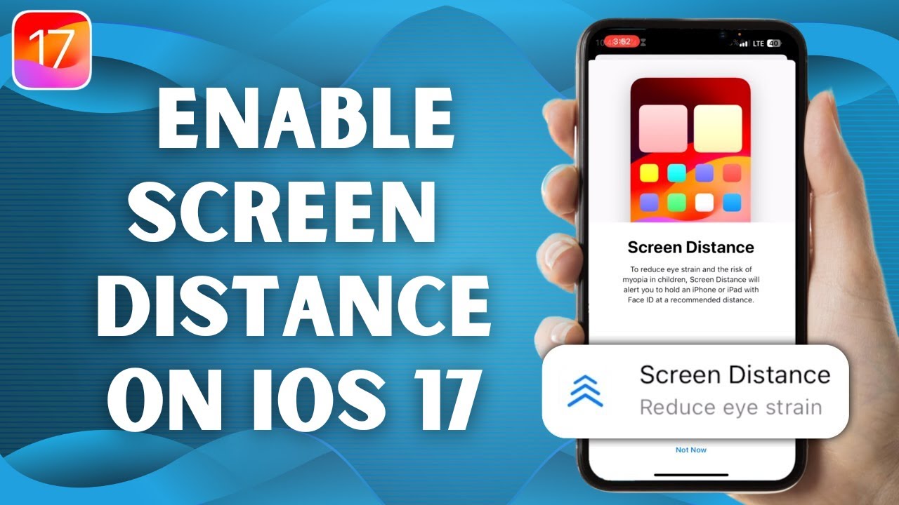 How To Turn On Screen Distance On IOS 17 (Simple) - YouTube