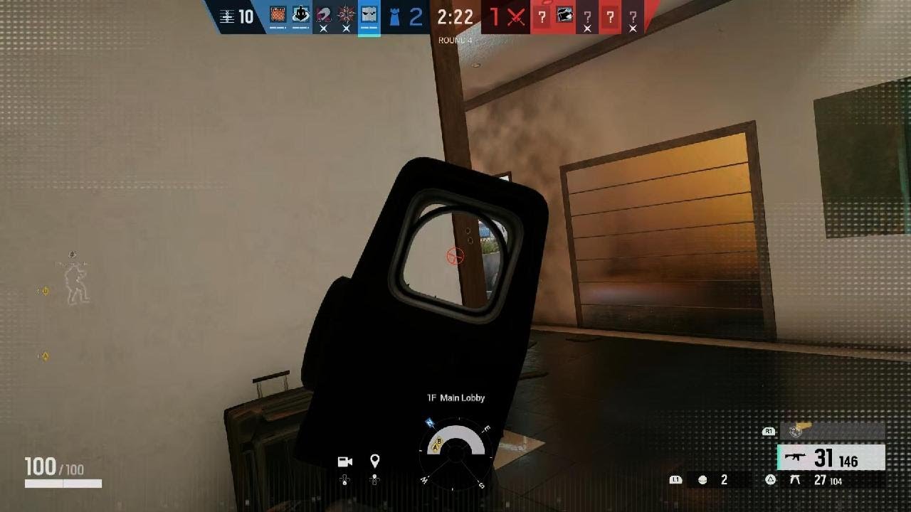 Tom Clancy's Rainbow Six siege vigil 4 kills - YouTube