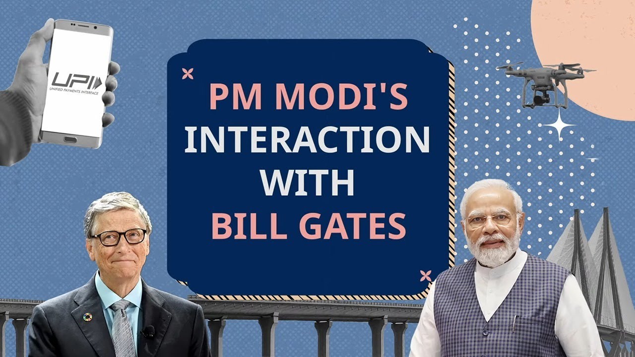 PM Modi's exclusive interaction with Bill Gates - YouTube