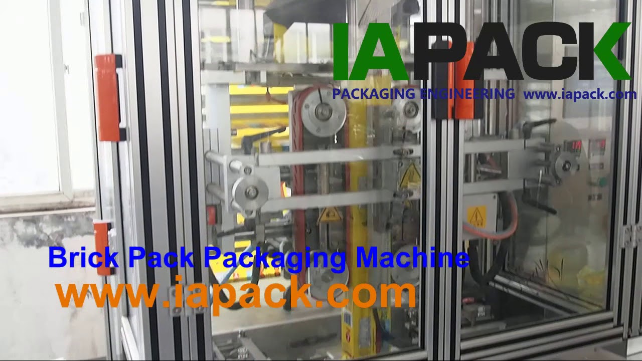 Brick Pack packaging machine - YouTube