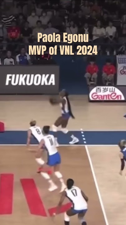MVP Vnl 2024 Paola Egonu #italyvolleyball #paolaegonu #volleyball #egonu - YouTube