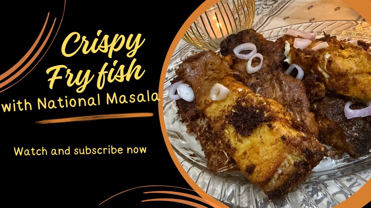 Crispy Fry Fish With National Masala| Authentic Recipe of Fry Fish By ...