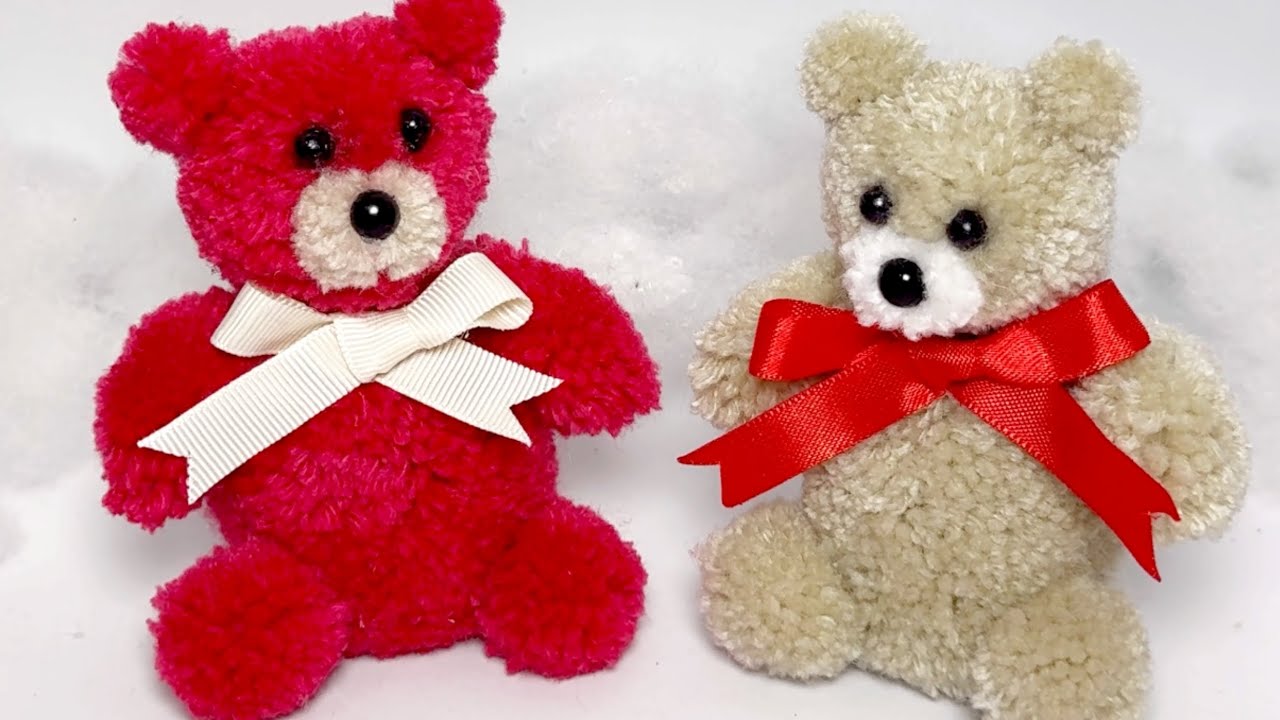 ♥️🐻lindos ositos🔥 realizados con hilo o lana🎁 - YouTube