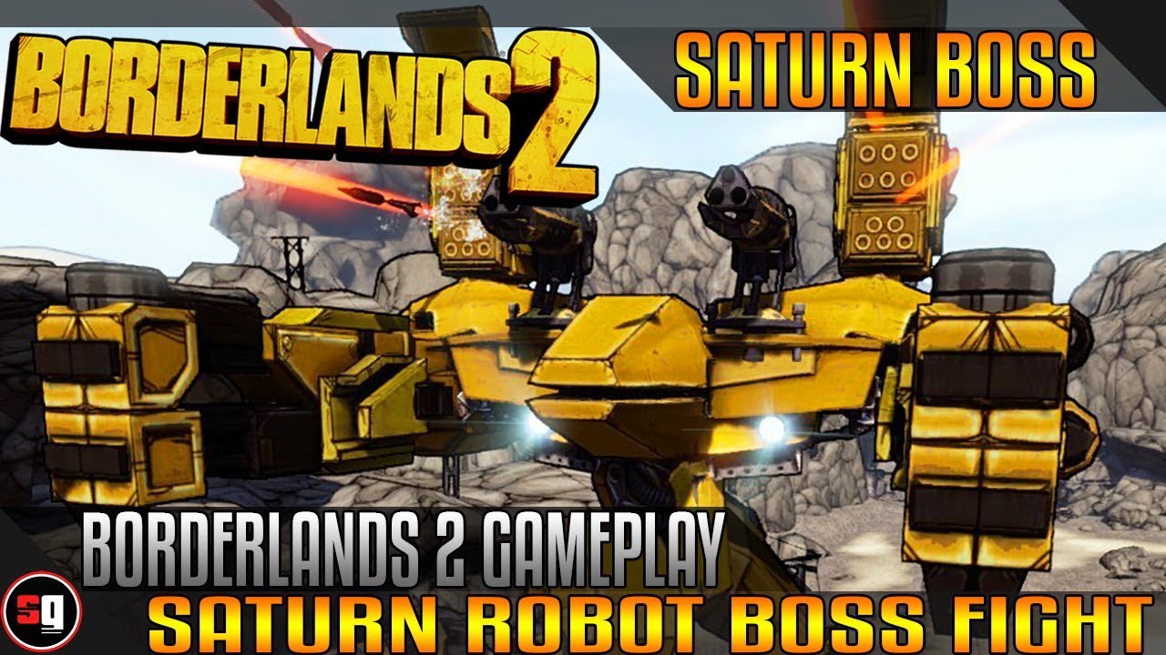 Borderlands 2 - Saturn Boss Fight - YouTube