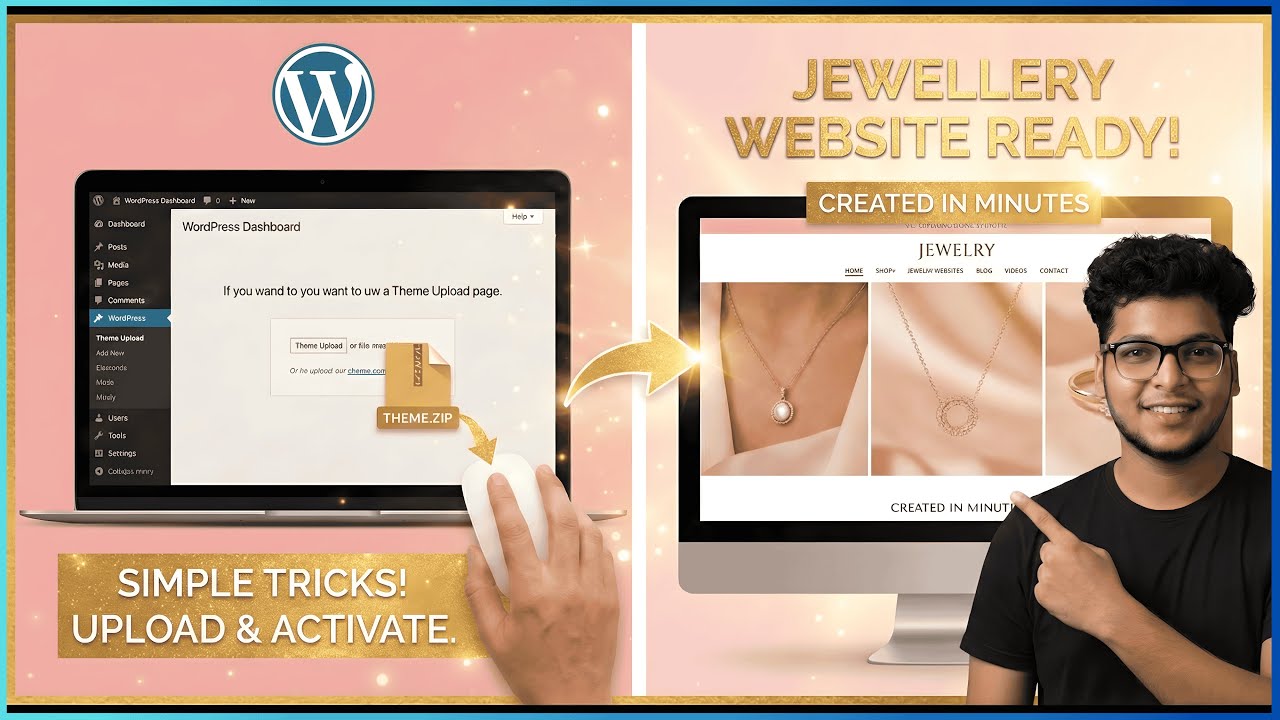 How to Make a Jewelry Website on WordPress 2025 (Full Store in 1 Click ...