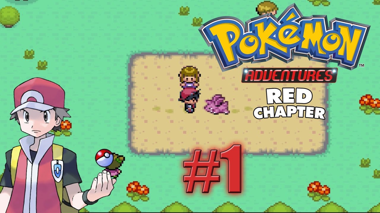 Let's Play Pokemon Adventure Red Chapter #1 - A New Beginning #pokemon ...