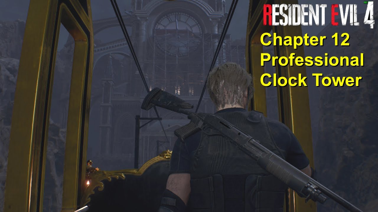 Clock Tower Fight (Chapter 12) - Resident Evil 4 (Remake) [Professional ...