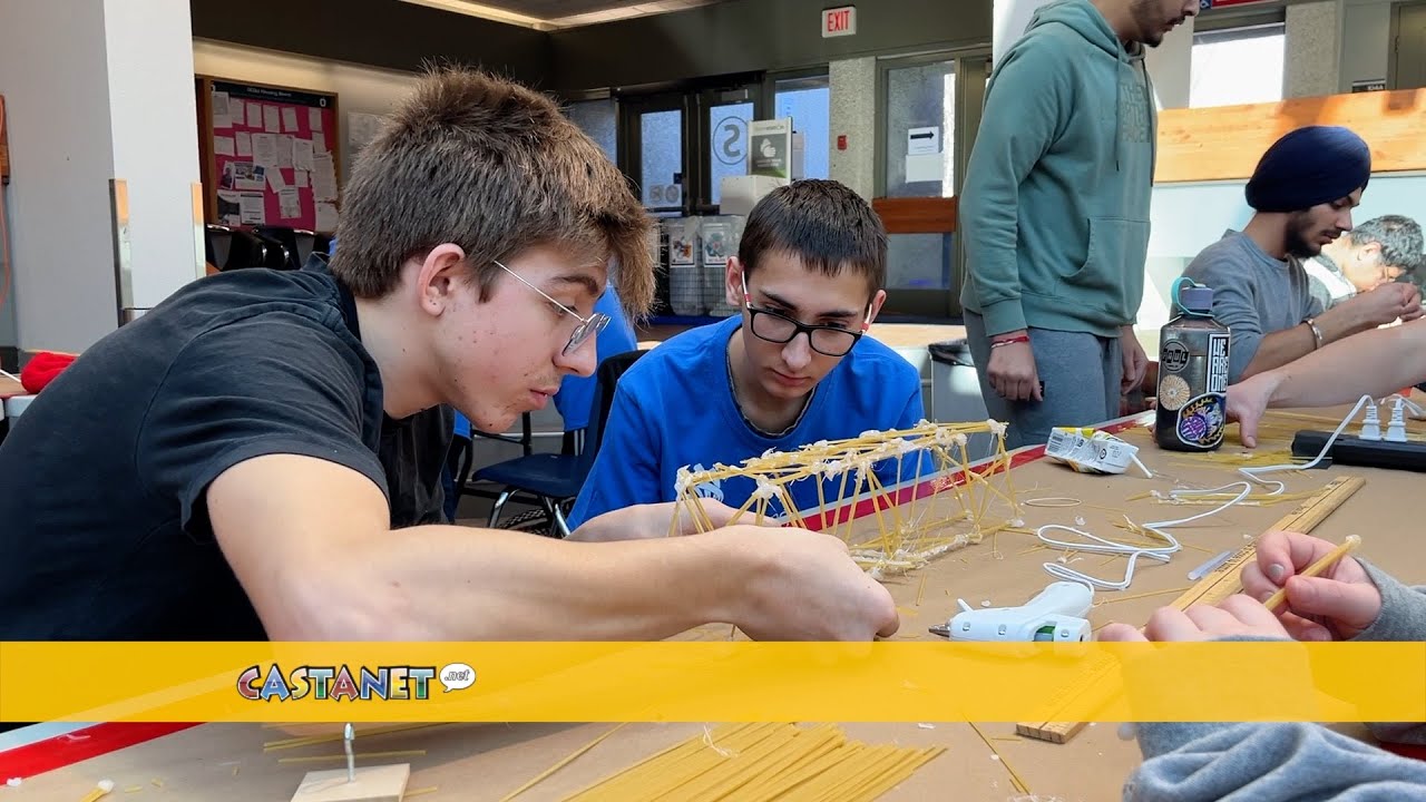 Spaghetti bridge building contest fills Okanagan College in Kelowna ...