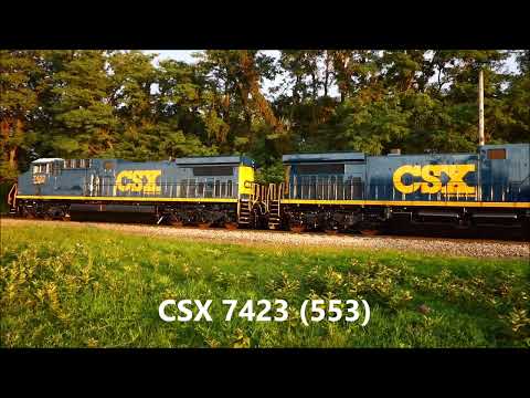 CSX Fresh rebuilds test into the sunset! and whats with the trucks? # ...