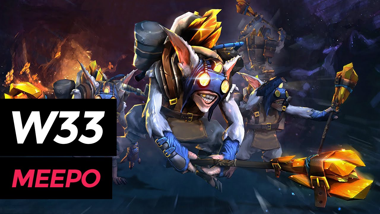 W33 Meepo - Dota 2 Highlights // Ranked Match - YouTube