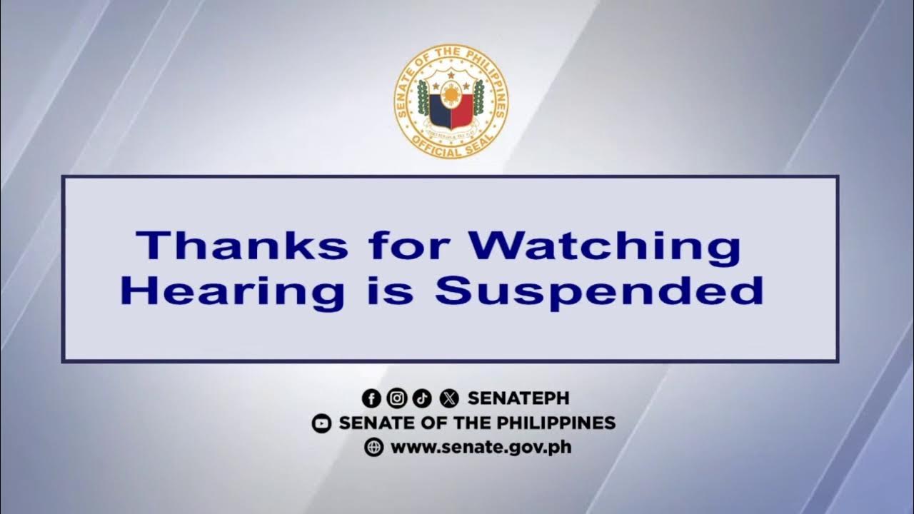 LIVE | Pagdinig ng Senado sa umano’y wiretapping ng Chinese Embassy in Manila - YouTube