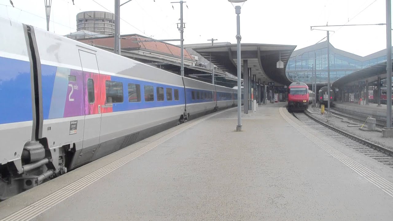SNCF TGV POS 4402 "Record du monde 574.8 km/h" à Bâle CFF - YouTube