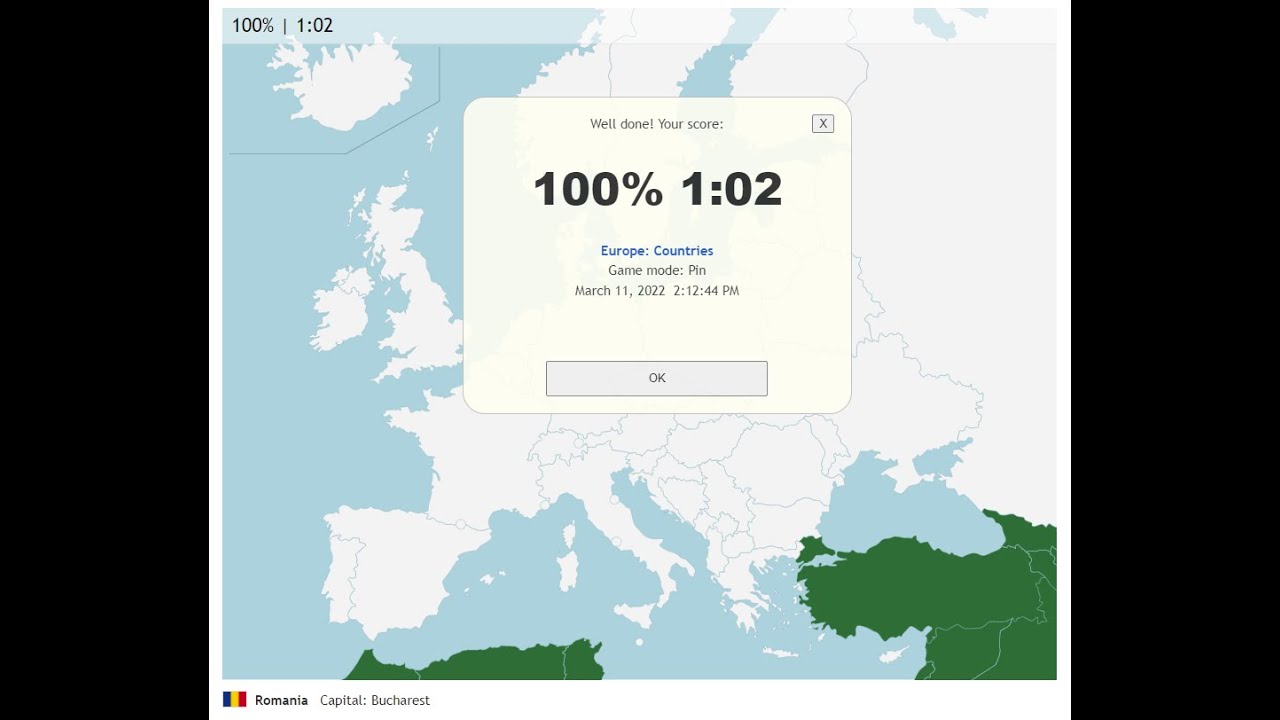 Seterra - Europe- Countries - 1 min 02s - YouTube