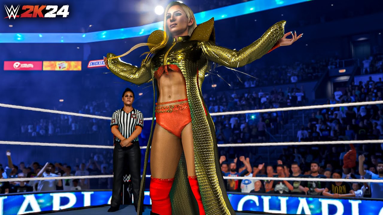 WWE 2K24: Charlotte Flair '24 Character Model | WWE2K24 Pc Mods - YouTube
