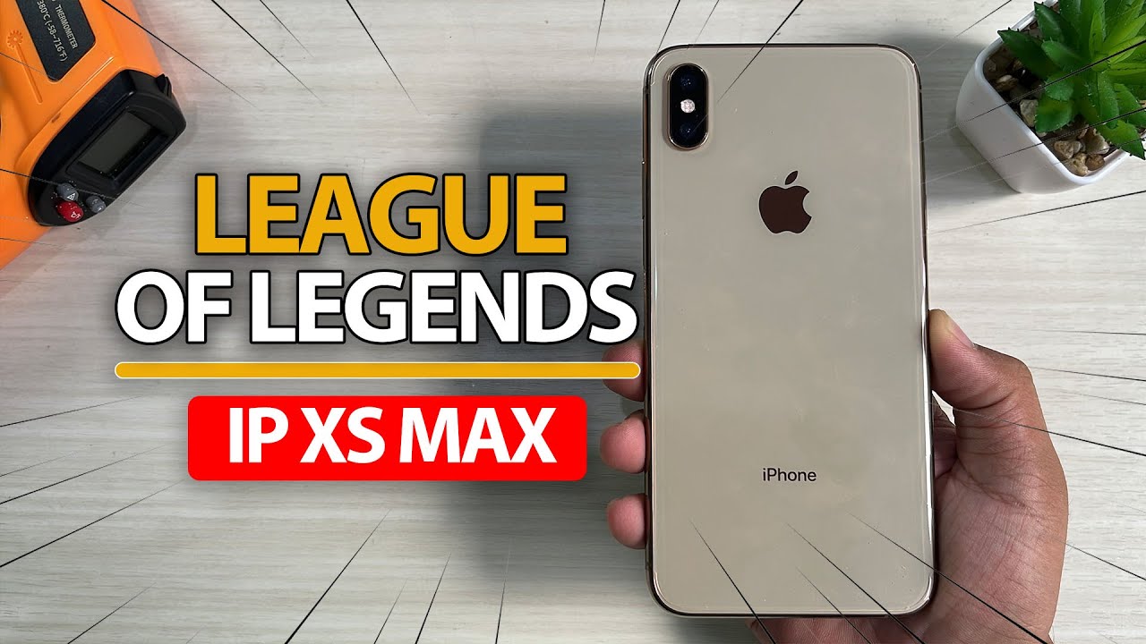 iPhone XS MAX | Gaming Test League Of Legends Wild Rift High ...