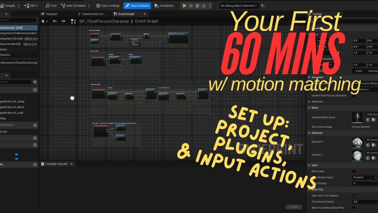 Your First 60 Mins w/ Motion Matching: Episode 1 - Setup Template ...