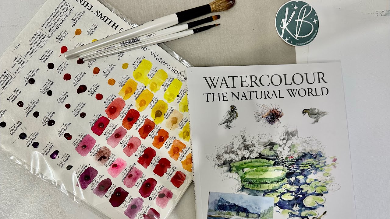 Watercolour the natural world by Tim Pond | Book flip through - YouTube