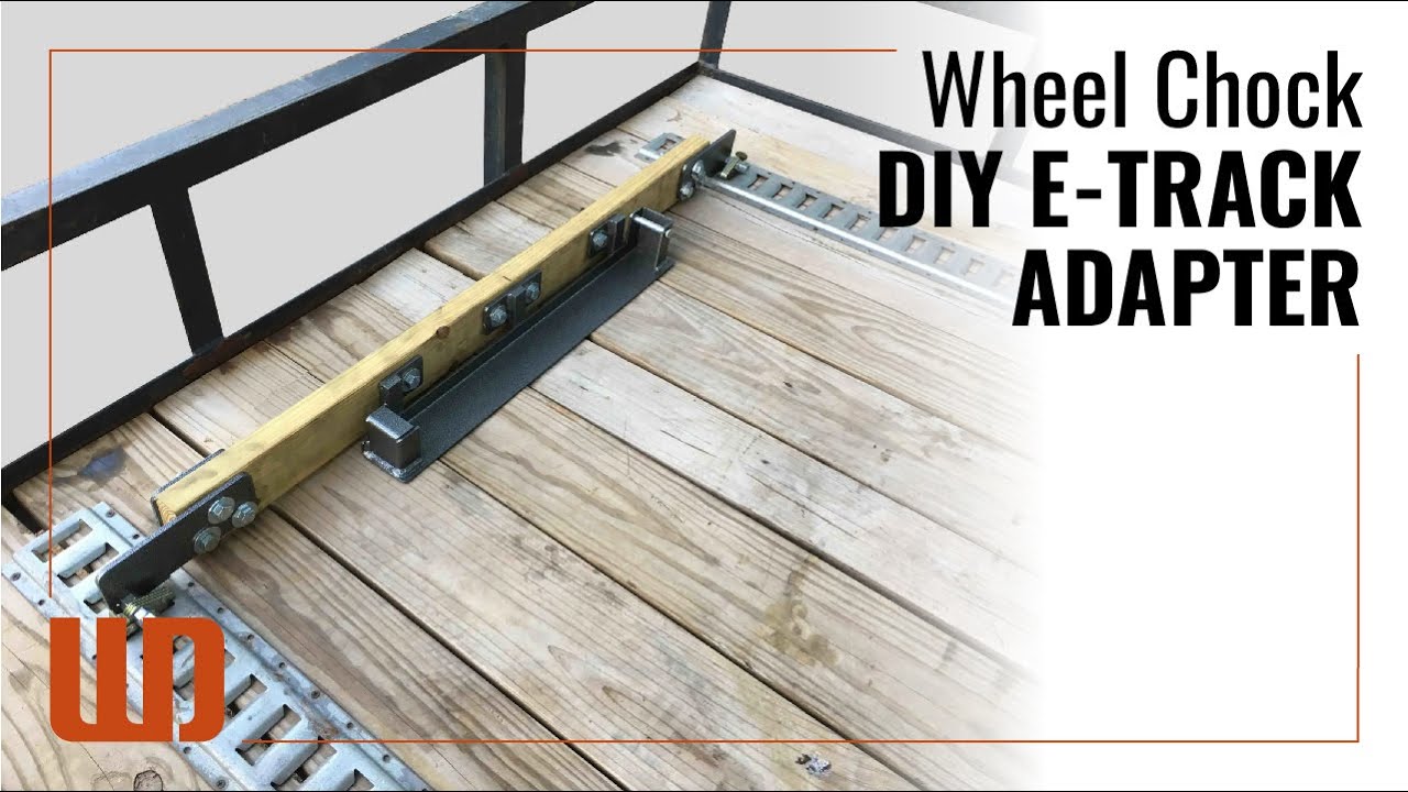 WheelDock DIY E-Track Motorcycle Wheel Chock Adapter in Action - YouTube