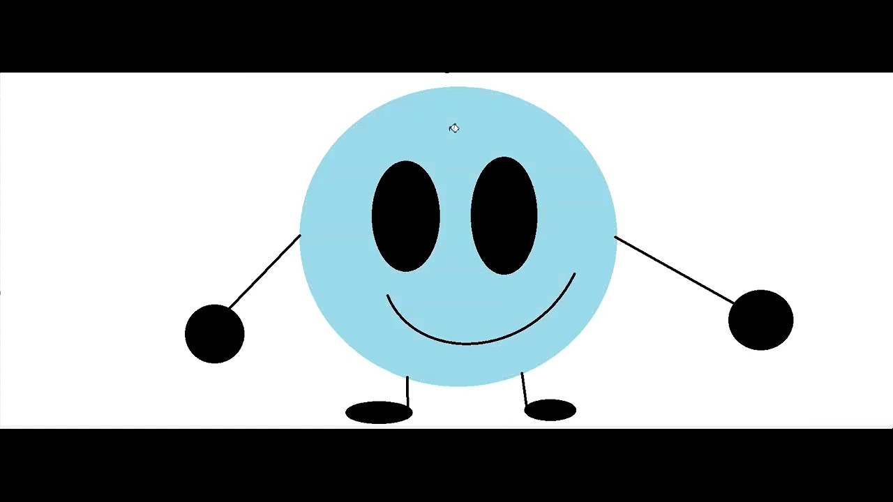 How To Draw Bubble From BFDI On MS Paint - YouTube