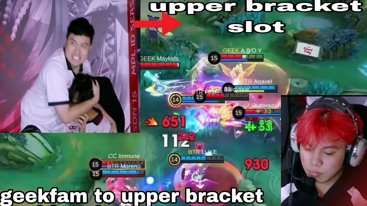 BALOY DESTROY BTR TEAM! GEEK FAM vs BTR UPPER BRACKET SLOTS🤯 - YouTube