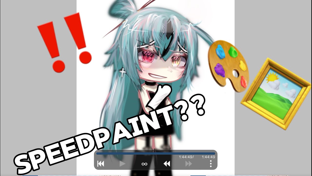 SPEEDPAINT OF AN EDIT I MADE!! // Ibispaint X // Gacha - YouTube