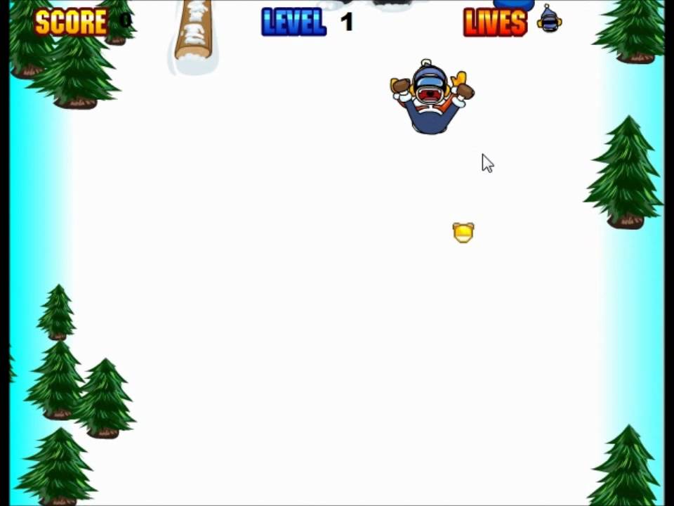 Super Snowboard-X - Flash Game - Gameplay - YouTube