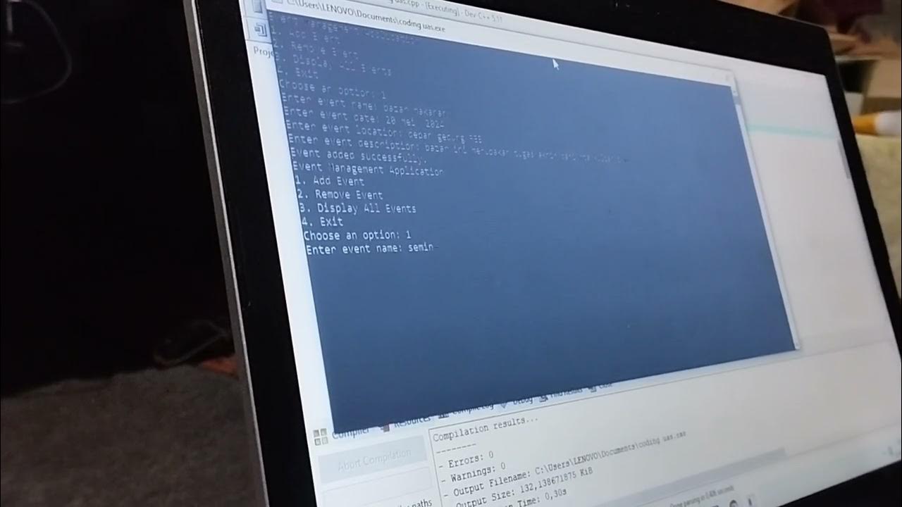 UAS PENGANTAR CODING MEMBUAT APLIKASI PROGRAM MODULAR DI KEHIDUPAN NYATA - YouTube