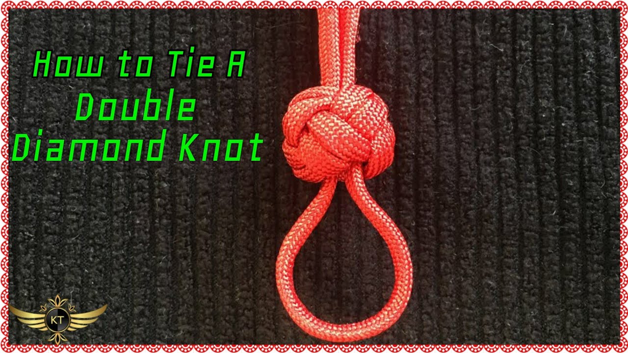 Make A Double Diamond Knot |Easy way to make Double Diamond Knot ...