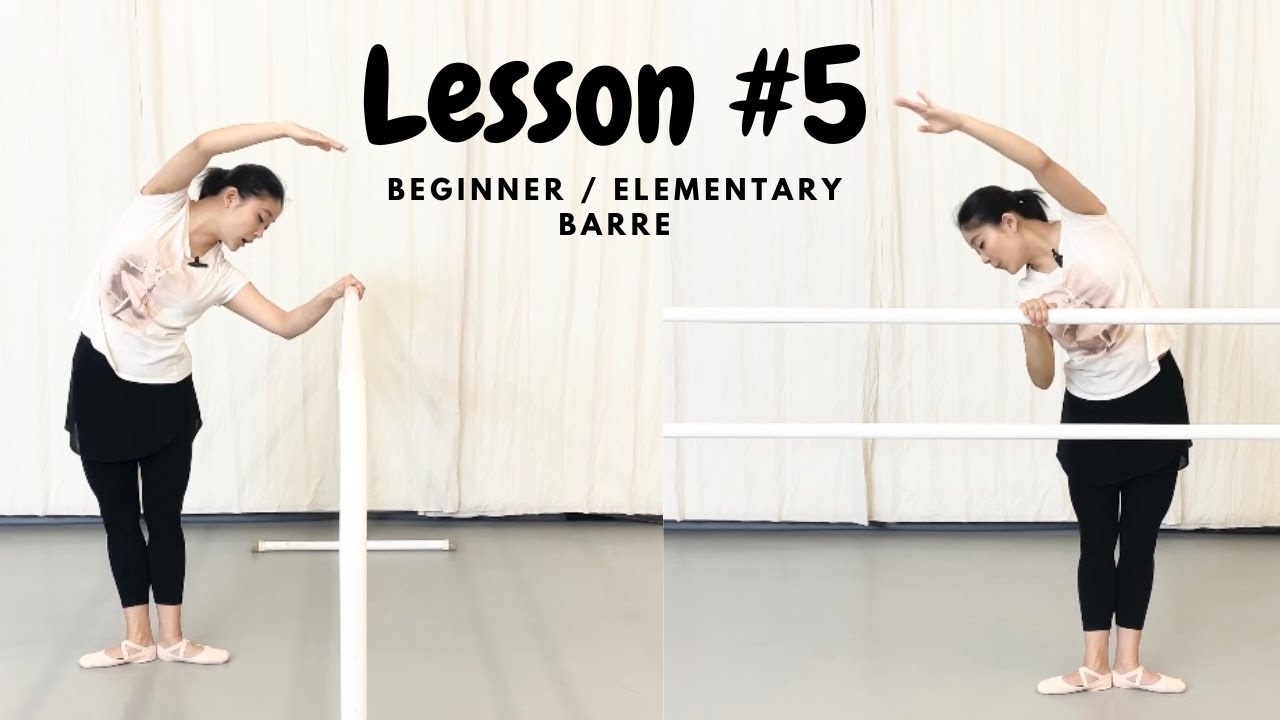 Beginner + Elementary Ballet Barre (Lesson #5) - YouTube