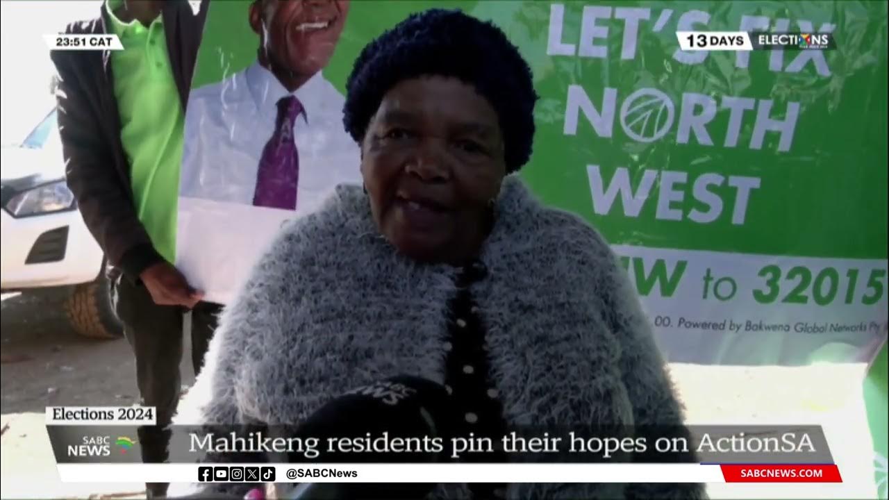 Elections 2024 | Mahikeng residents pin their hopes on ActionSA - YouTube