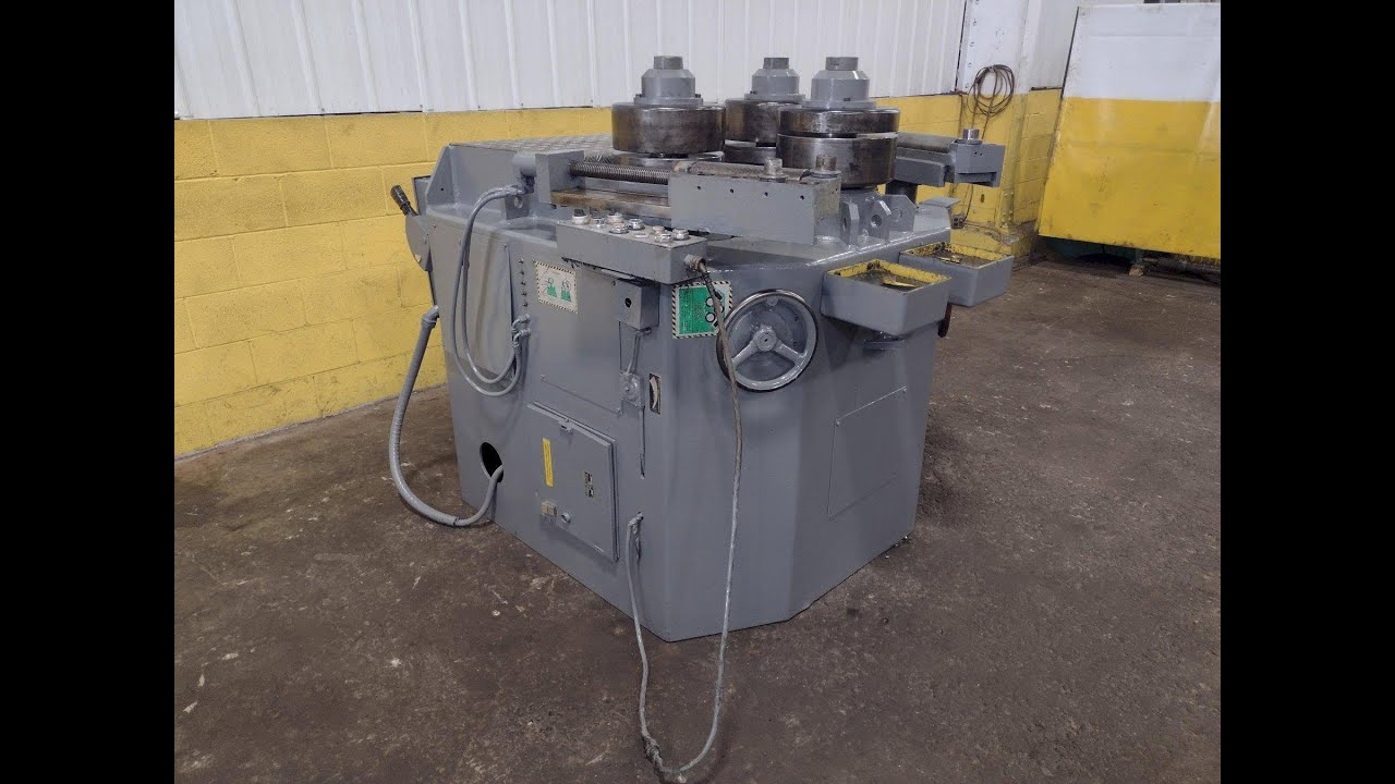 4" X 4" X 1/2" ROUNDO MODEL #R-4-S HYDRAULIC ANGLE BENDING ROLL: STOCK ...