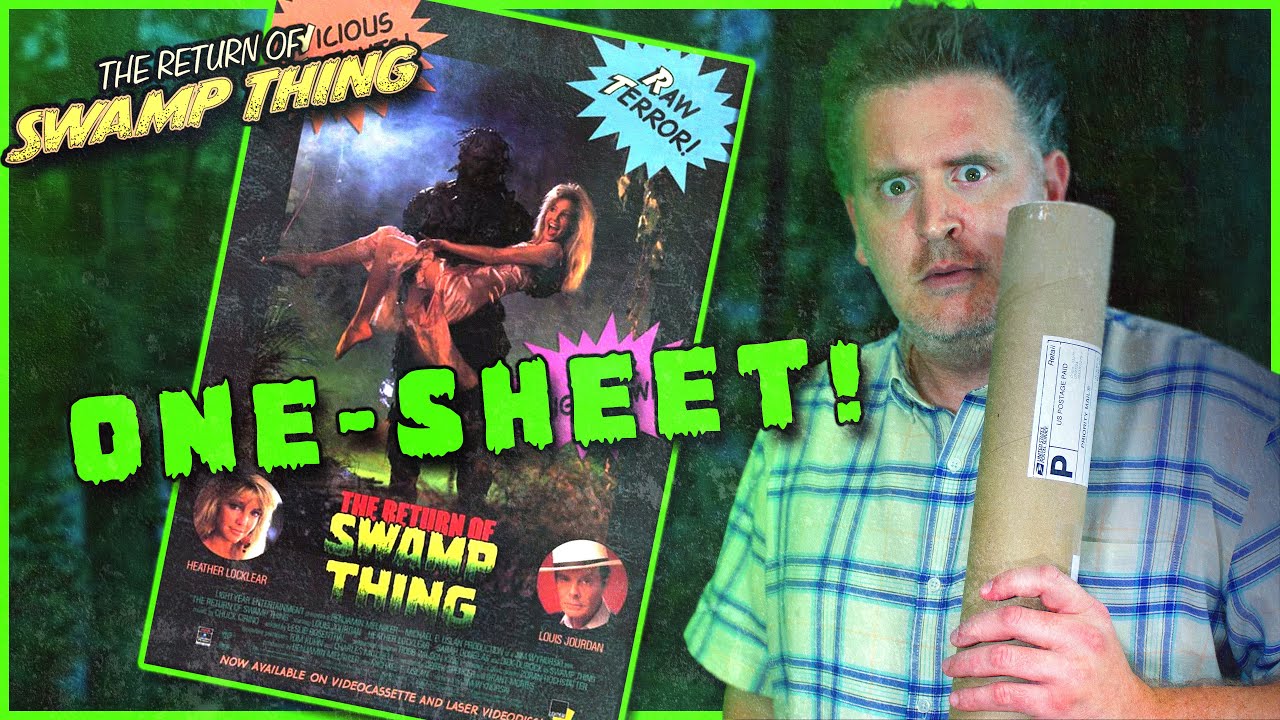 Unboxing an Original RETURN OF SWAMP THING One-Sheet Poster! - YouTube