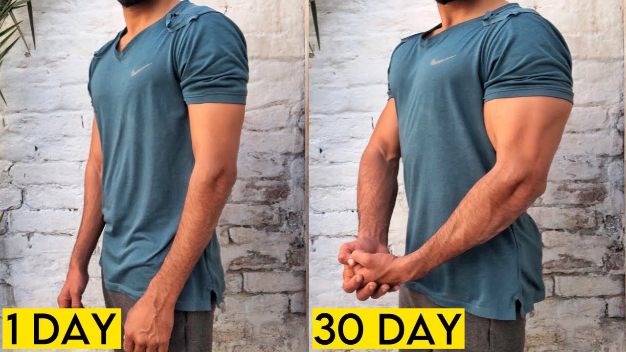 Biceps and Triceps Exercises to Get Bigger Arms in 30 Days - YouTube