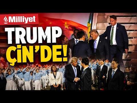 ABD Başkanı Donald Trump 8.5 yıl sonra Çin'de! Uçağı iniş yaptı