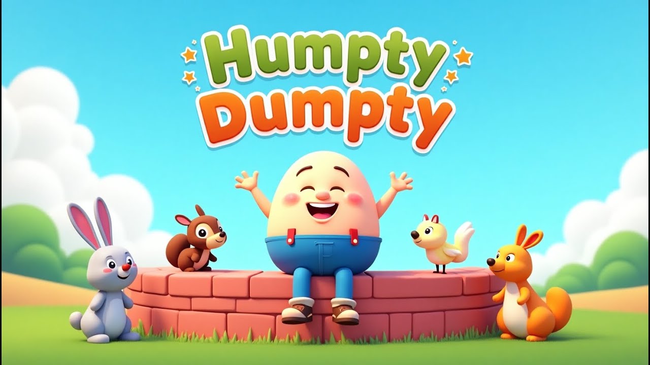 Humpty Dumpty and More kids song R1E0904 | Classic Nursery Rhyme for ...