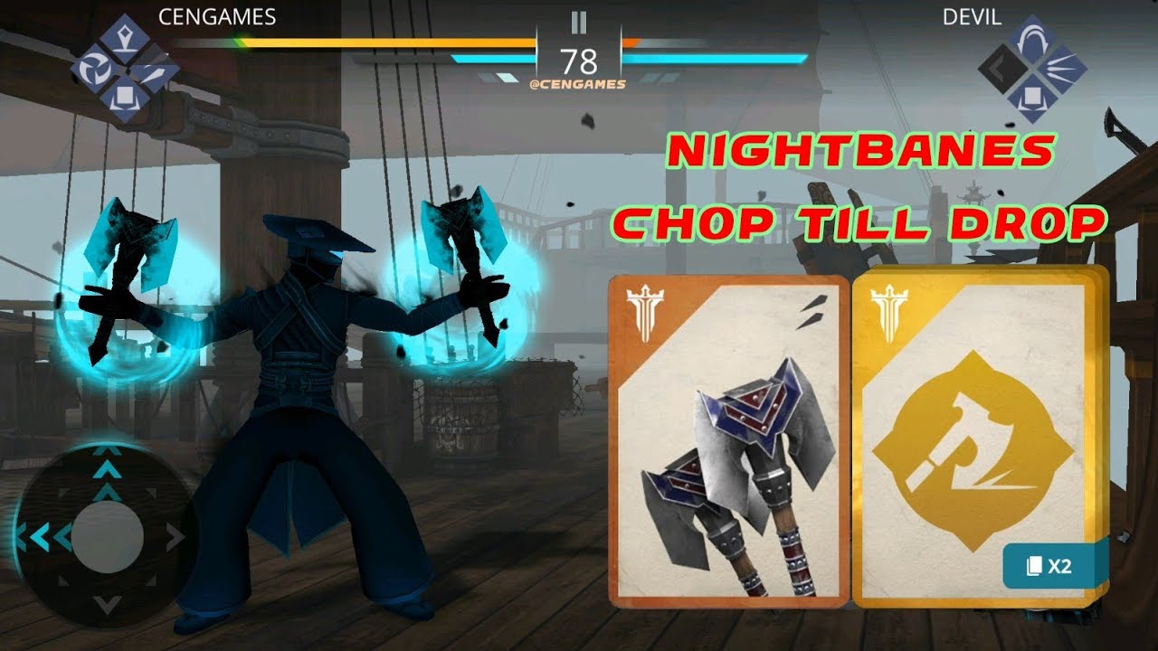 Shadow Fight 3: Epic Axes NightBanes & Chop Till Drop 13 Power - YouTube