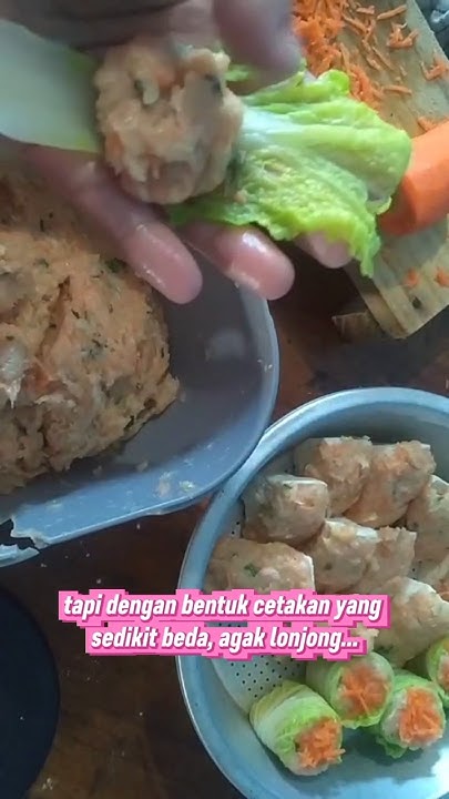 BIKIN DIM SUM VIRAL & SEHAT #shorts #viralshort #fyp #food #cooking #streetfood #homemade # ...